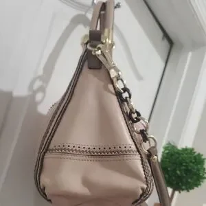 Coach | Bags | Coach Madison Pinnacle Carrie Satchel In Blush Leather ...
